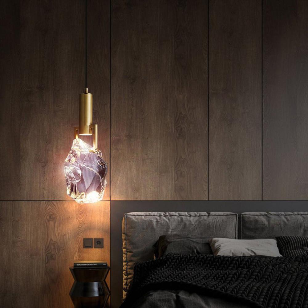 Modern Amorphous Crystal Pendant Light – Ulamps