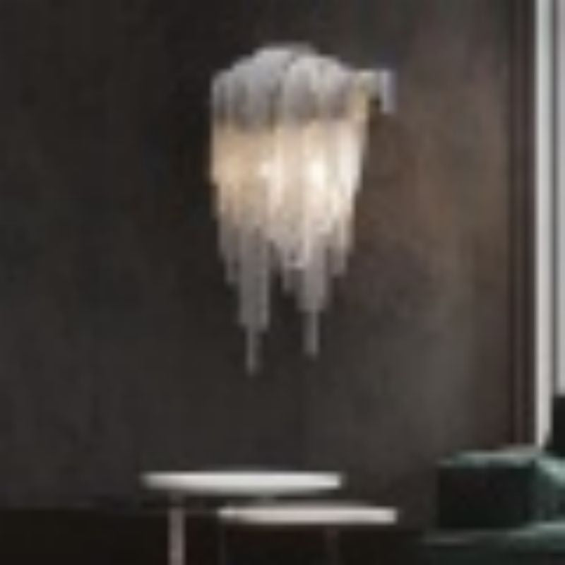Alisa Luxury Plated Aluminum Chain Tassel Wall Sconce – Ulamps