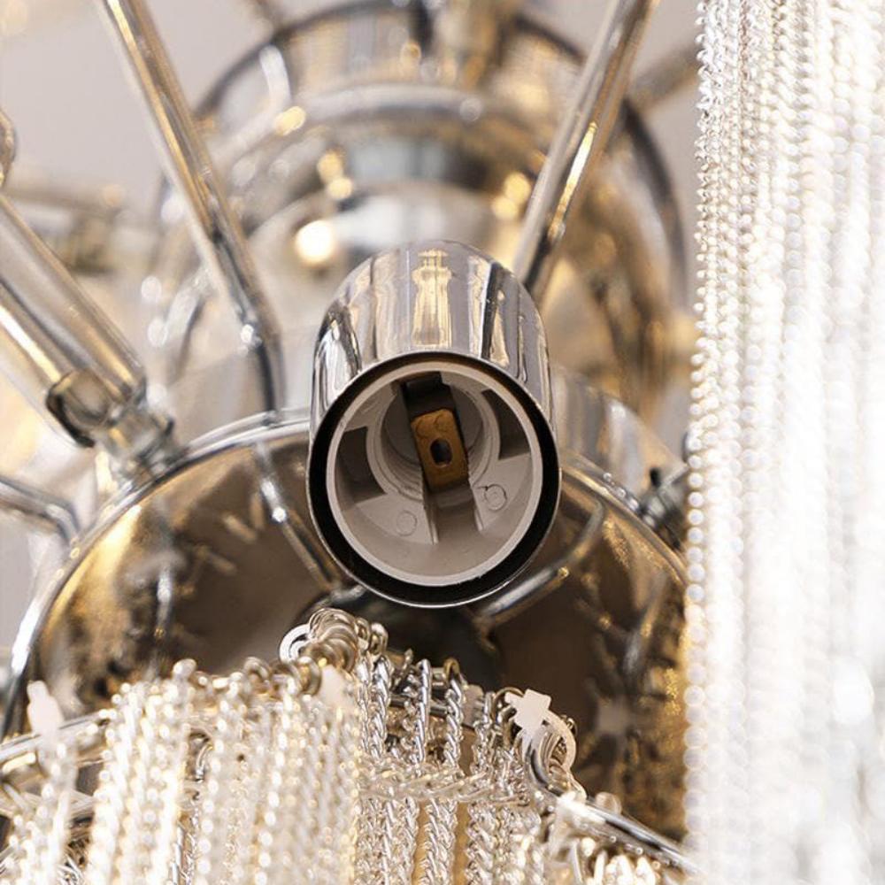 Alana Aluminum Chain Tassel Long Branch Chandelier Light 35" – Ulamps