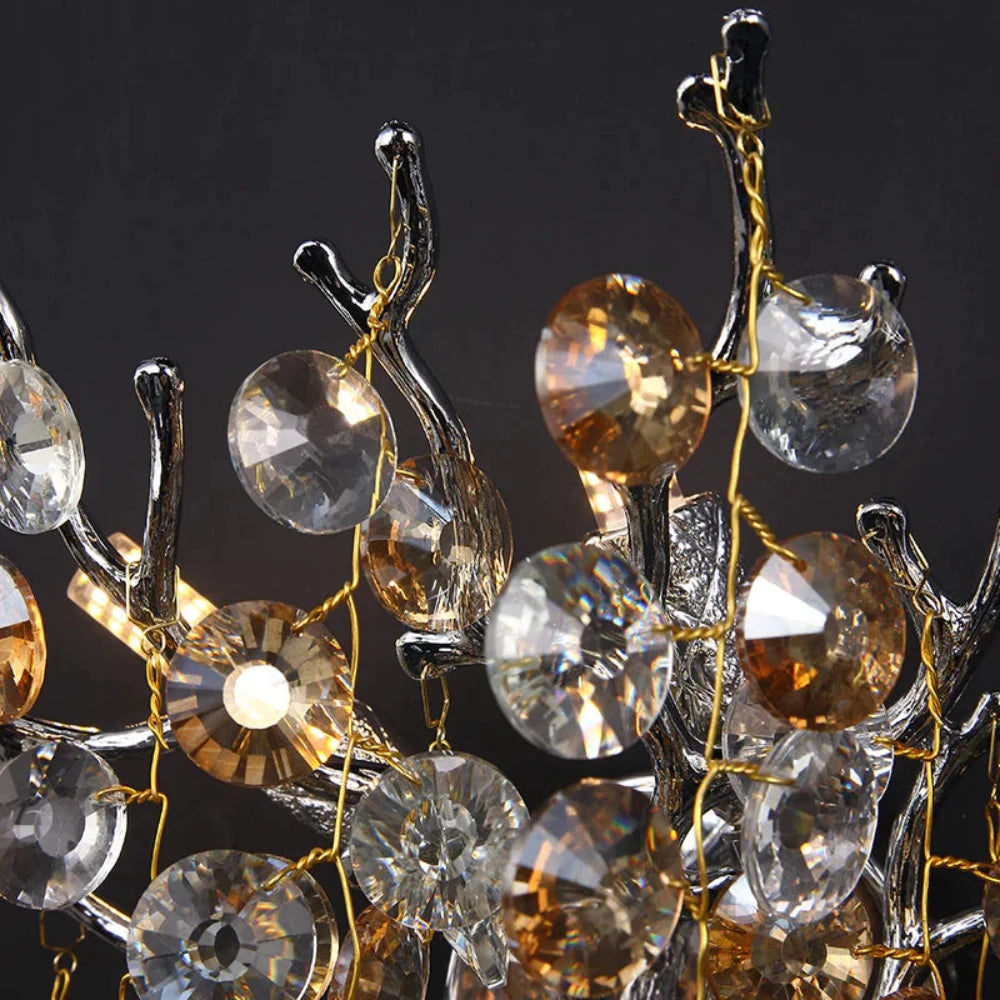 North Modern Crystal Gold Wall Sconces – Ulamps