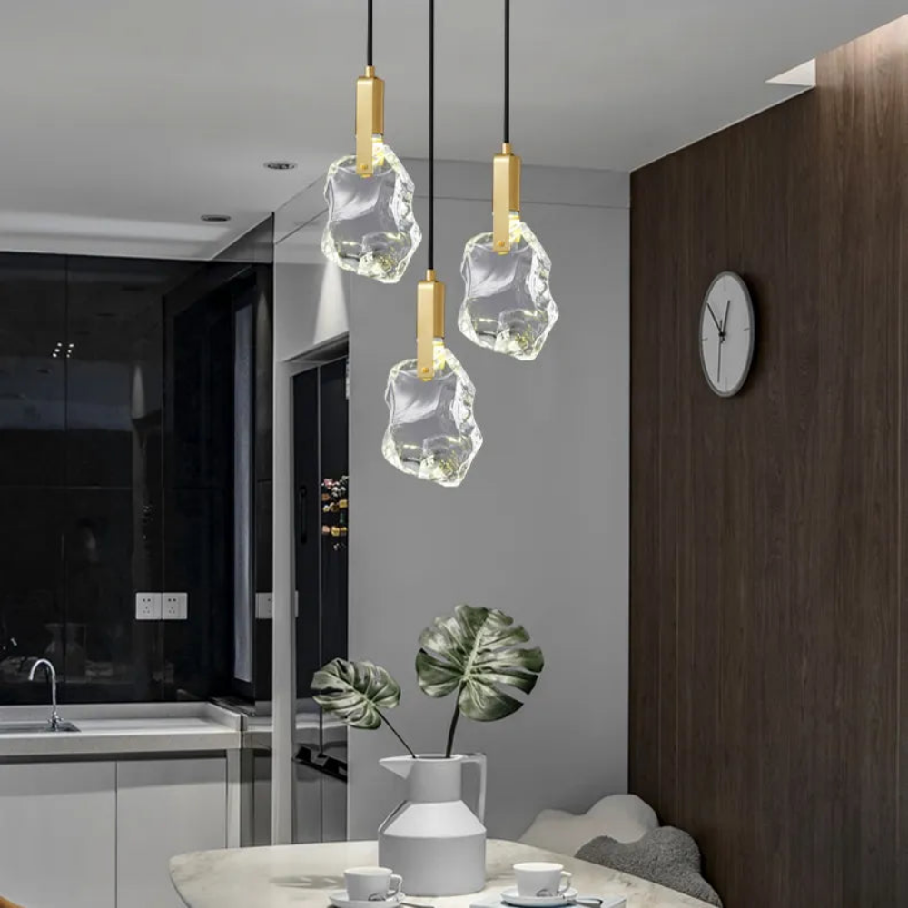 Modern Amorphous Crystal Pendant Light – Ulamps