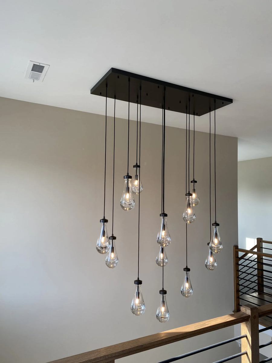 Rain Linear Modern Chandelier Ligh W54" – Ulamps