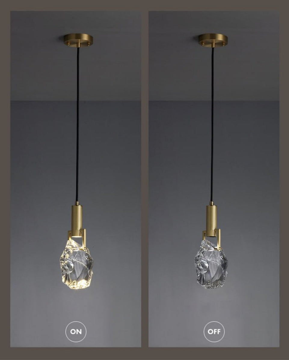 Modern Amorphous Crystal Pendant Light – Ulamps
